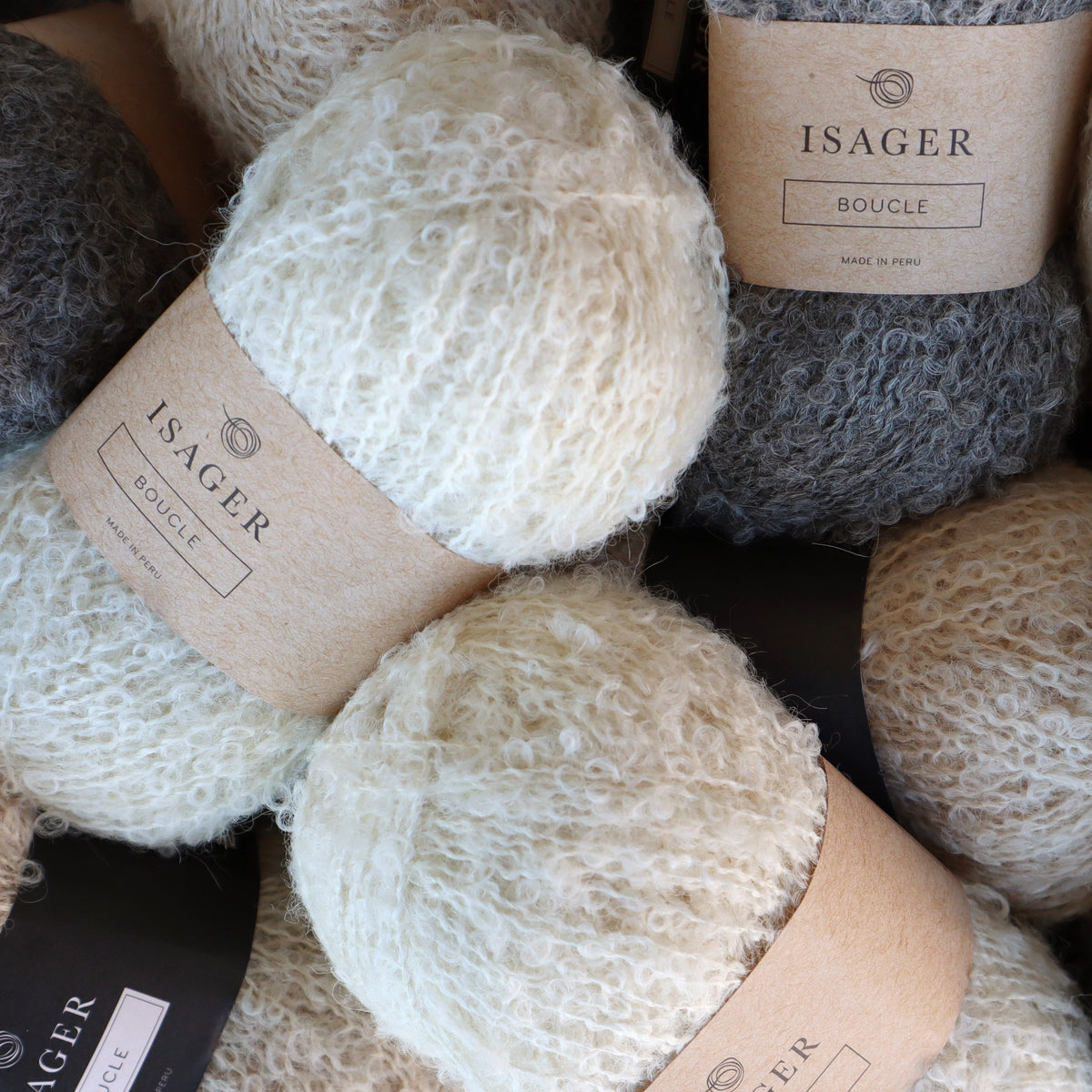 Bouclé | Isager | Yarns | Sunspun