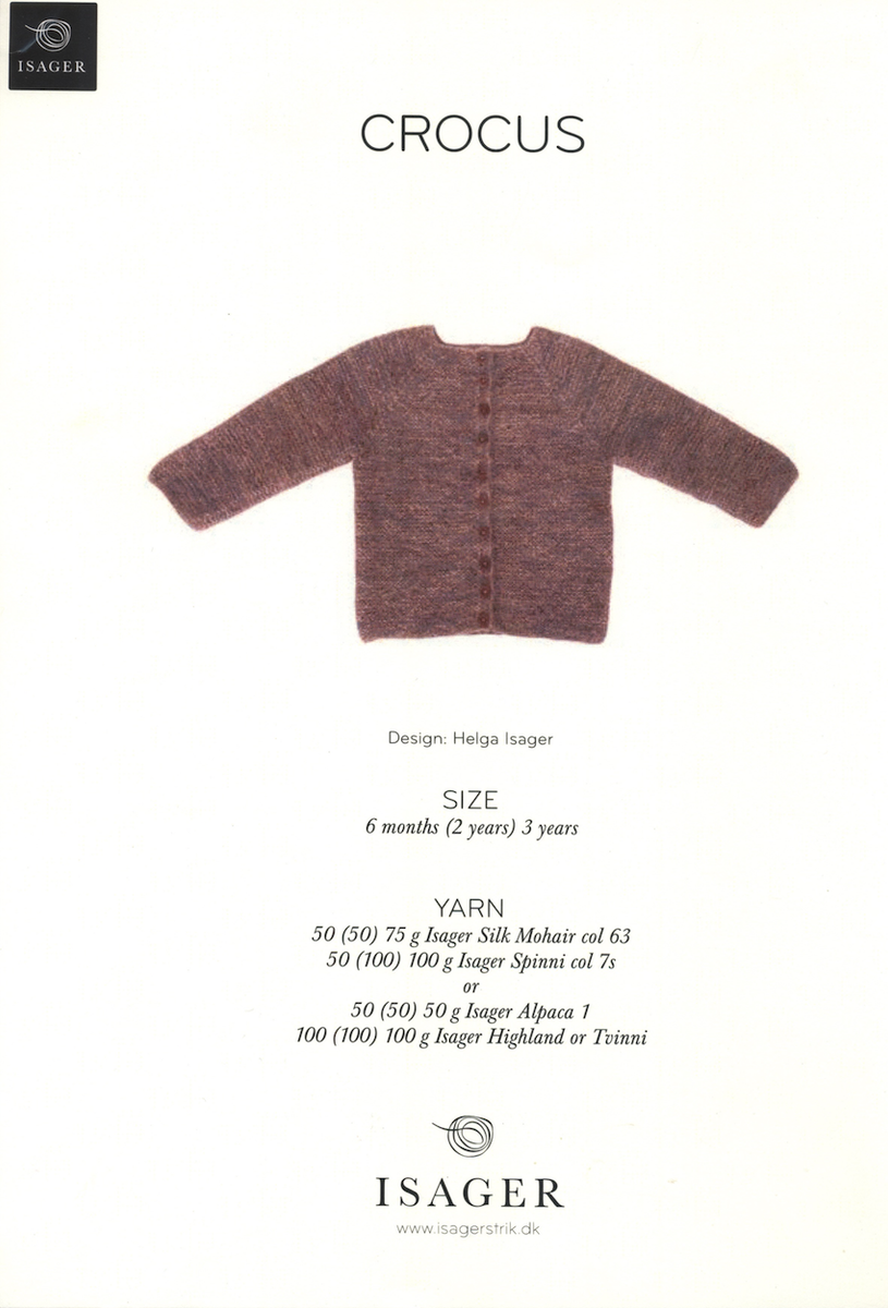 Crocus | Isager | Patterns | Sunspun