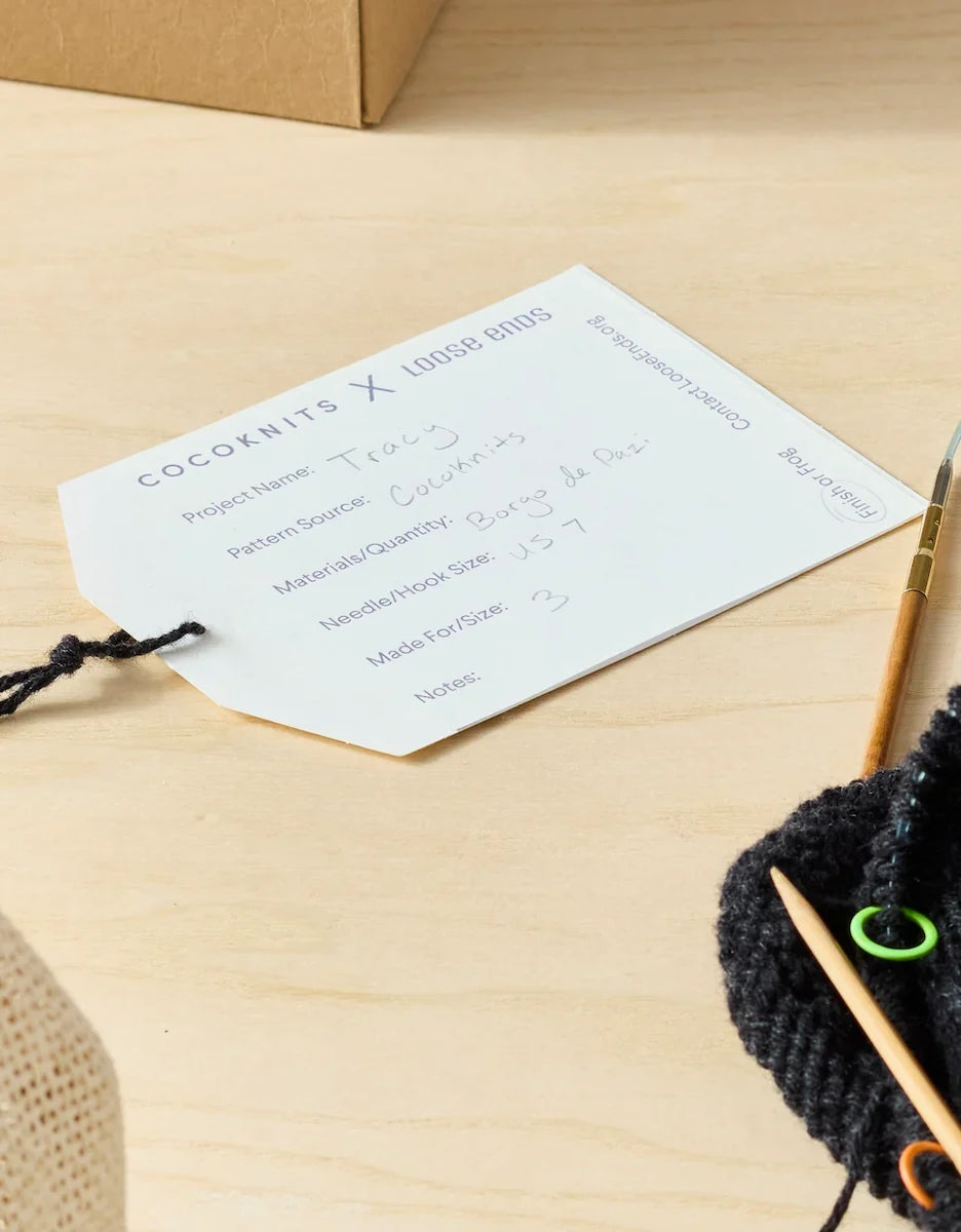 Cocoknits Project Keeper Folders and Tags | Cocoknits | Tools | Sunspun