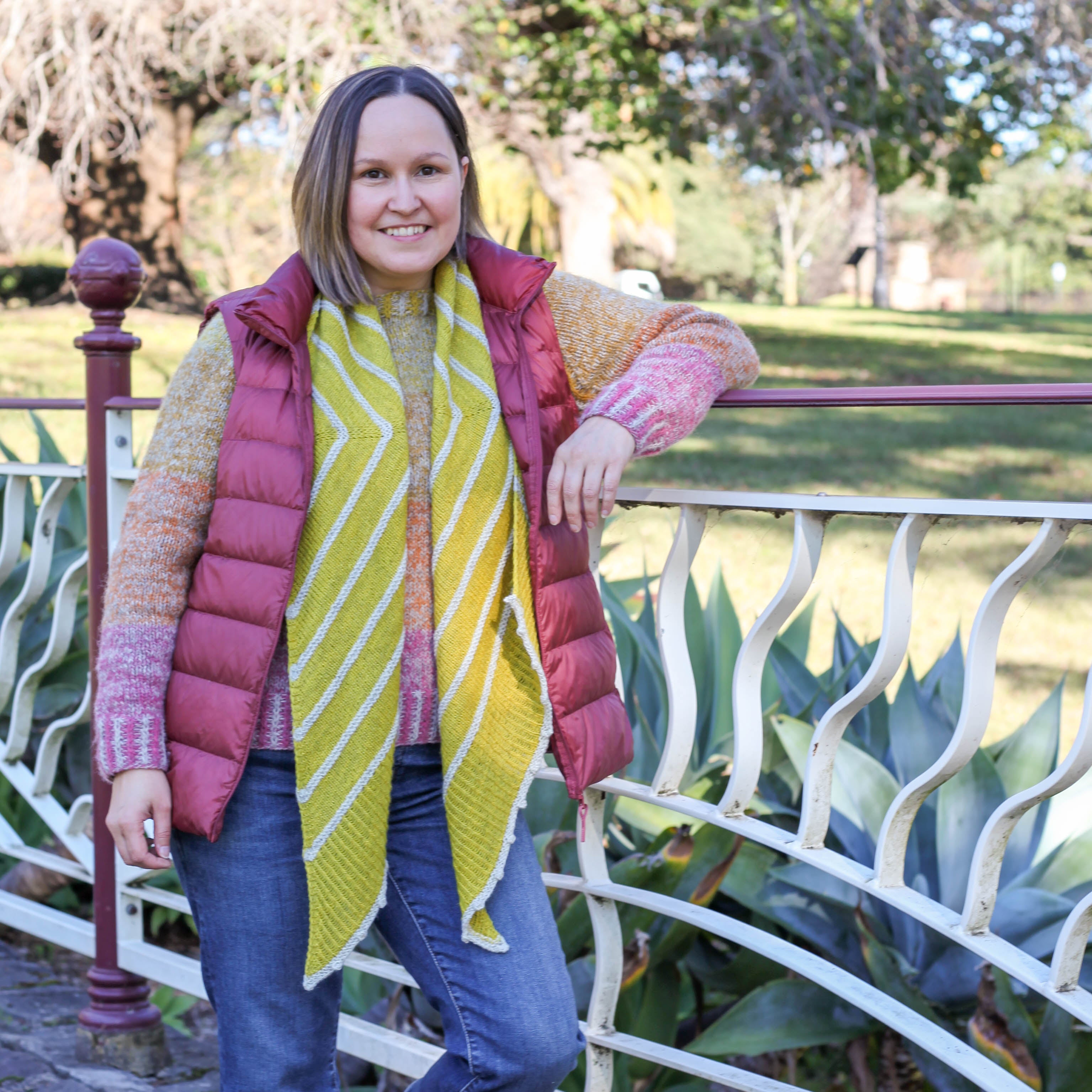 Finn Scarf Pattern | Sunspun x Sánná + Co | Patterns | Sunspun