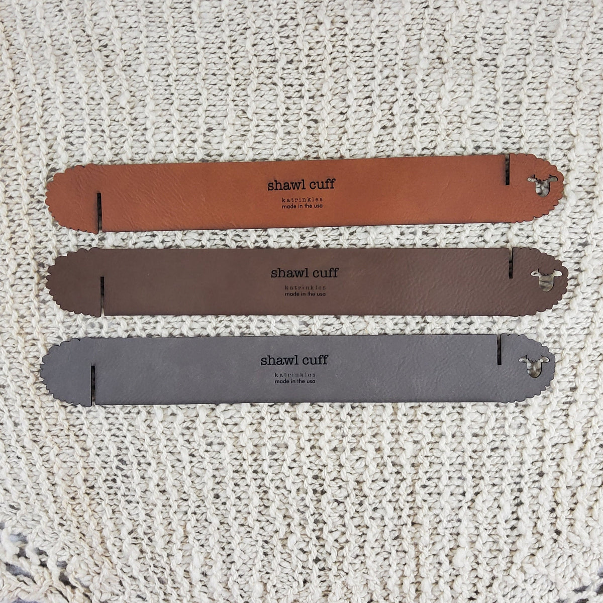 Sheep Shawl Cuff in Vegan Leather | Katrinkles | Tools | Sunspun