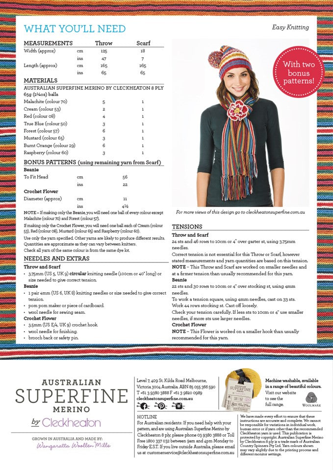 466 Arne and Carlos Design Collection | Cleckheaton | Patterns | Sunspun