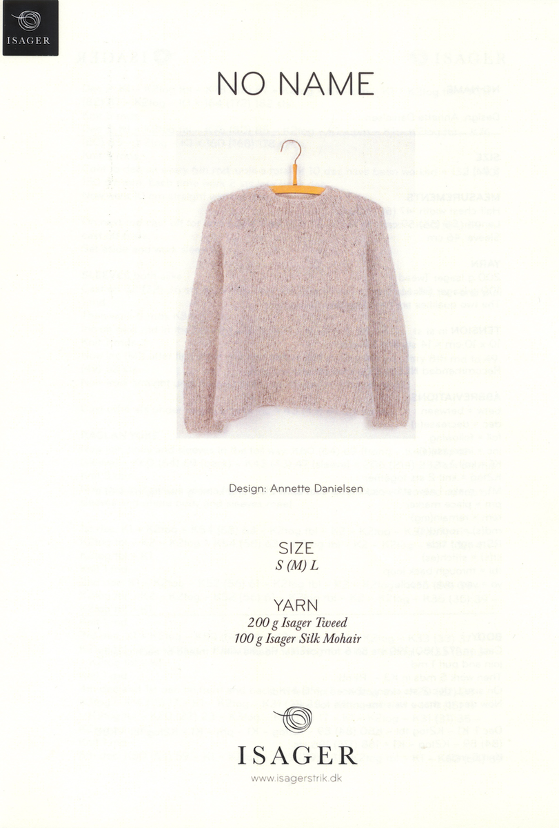 No Name (Isager) | Isager | Patterns | Sunspun