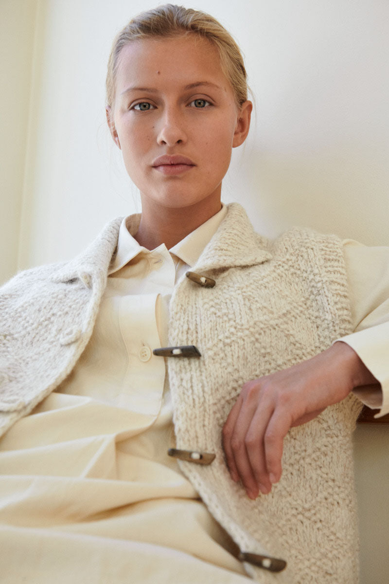 Texture Vest | Isager | Patterns | Sunspun